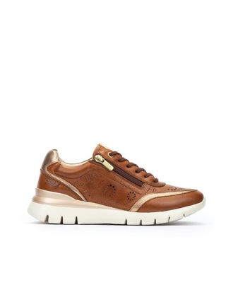 Pikolinos Sneakers in Leder CANTABRIA für Frauen Farbe Brandy