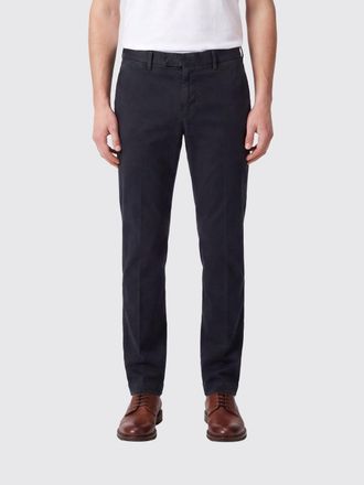 Pantaloni Torino Slim-Fit-Chinohose aus Stretch-Baumwolle mit Bundfalten