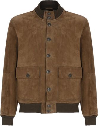 The Jack Leathers Homme, Vestes, Brun, Taille: M Veste Riverside en daim