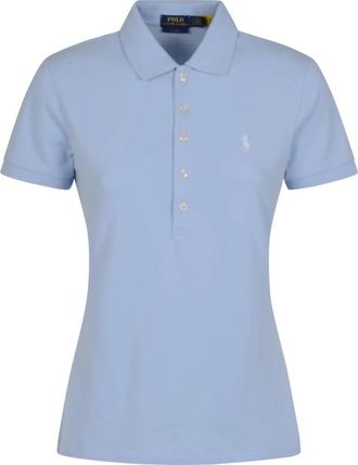 Polo Ralph Lauren Femme, Tops, Bleu, Taille: 40 FR Julie Slim Polo