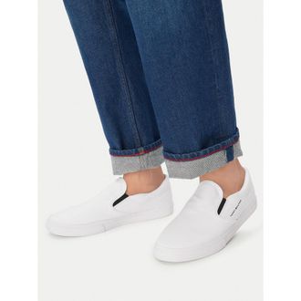 Tommy Hilfiger Sneakers aus Stoff Tommy Hilfiger Vulc Core FM0FM05689 Wei&szlig;