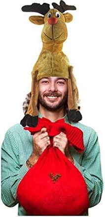 Generic Chapeau de No&euml;l Costume de faon Chapeau pour enfants Chapeau de No&euml;l Chapeau de baseball pour adulte Casquettes de baseball pour hommes (jaune, taille