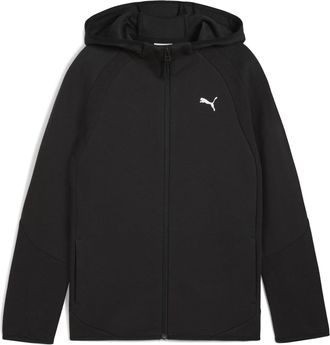 Puma Evostripe DK B Kapuzen-Sweatshirt mit Rei&szlig;verschluss, Unisex, Schwarz, 176