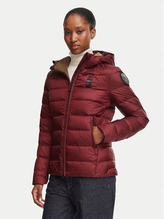 Blauer Daunenjacke Charme 26WBLDC03037 Dunkelrot Slim Fit