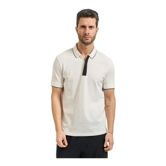 A|X Armani Exchange Homme, Tops, Blanc, Taille: XL Polo Coupe Slim