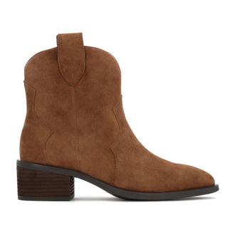 Kazar Wildleder Cowboy Stiefel - - Shoes - Damen - Braun - 36 EU