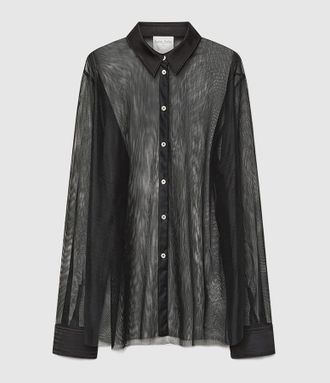 Forte_Forte Chemise Masculine Noir