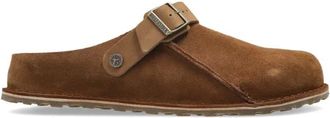 Birkenstock Homme, Chaussures, Brun, Taille: 42 EU Lutry Premium Daim slides
