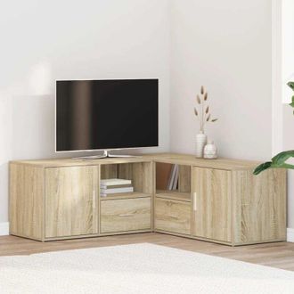 vidaXL Vidaxl - Armoire dangle ch&ecirc;ne sonoma 200x40x45 cm bois ding&eacute;nierie