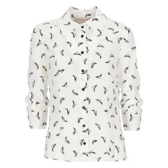Carolina Herrera Good Girl Anniversary Shirt - - Blouses & Shirts - Damen - Wei&szlig; - XS