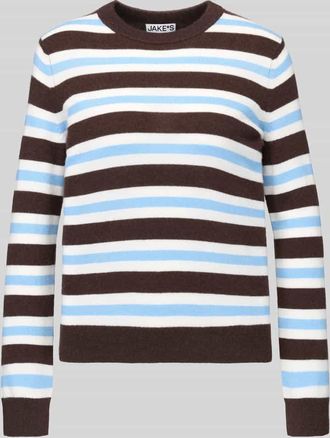Jake*s Casual Regular Fit Pullover mit gestreiften Muster