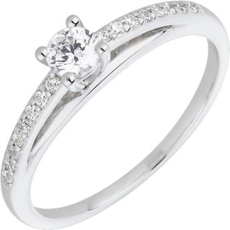 Edenly Verlobungsring - Avalon - Diamanten 0.195 Karat - Weißgold und Diamant