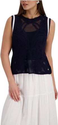 Monari Damen, Strickwaren, Blau, SGr&ouml;&szlig;e