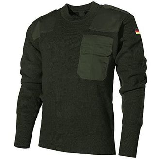 MFH BW Pullover OD Green Taille L (tag Taille 54)