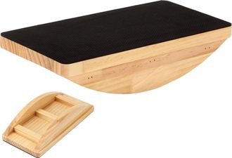 Generico Oszillierendes Board | Professioneller Rutschfester Trainer aus Holz | Balance-Board f&uuml;r Kn&ouml;cheltrainer, f&uuml;r B&uuml;ro zu Hause, Fitnessstudio, Fitnesstrai