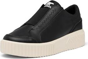 Sorel Femme Ona Ave Slip on Sneaker Baskets dhiver, Black, Chalk, 39 EU