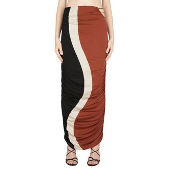 Ahluwalia Studio Moderne M&auml;nnerrock - - Skirts - Damen - Orange - 2XS