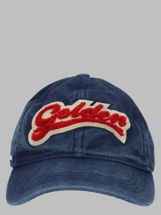 Golden Goose GUP02837_P00262551139 Cotton Baseball Cap - Blue