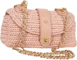 Chanel Pre-owned Cuir sacs-chanel - Femme - Pre-owned - Rose - Taille: ONE Size