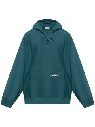 Carhartt Work in Progress hoodie à logo brodé - Vert