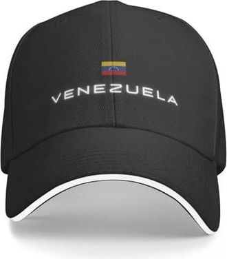 Generic Casquette de baseball, drapeau du Venezuela, casquette de baseball, casquette rigide, noir, chapeaux pour hommes et femmes, cadeau