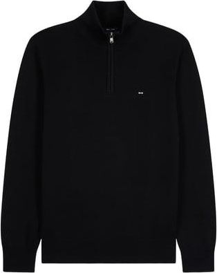 Eden Park Pull col montant zipp&eacute;e en laine m&eacute;lang&eacute;e