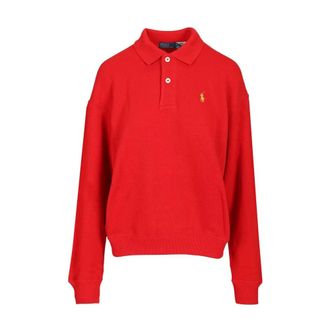 Polo Ralph Lauren Damen, Sweatshirts & Hoodies, Rot, SGr&ouml;&szlig;e