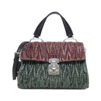 Miu Miu Pre-owned Pitone Patch Bag - Femme - Pre-owned - Multicolore - Taille: ONE Size
