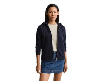 GANT Kapuzenstrickjacke 4202588 Damen Kapuzen Sweatjacke Regular Fit