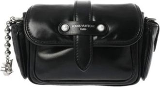 Louis Vuitton unisex, Pre-owned, Noir, Taille: ONE Size Sac bandouli&egrave;re en cuir doccasion