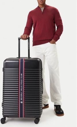 Beverly Hills Polo Club Gro&szlig;er Koffer CEO-BHPC-L-005-08-BLACK Dunkelblau