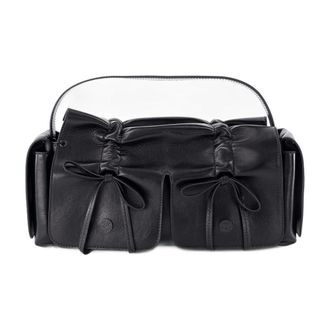 Acne Studios Womens Shoulder Bag Black Calfskin