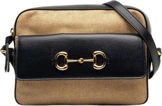 Gucci Pre-owned Horsebit 1955 Flap Pocket Camera Bag - Femme - Pre-owned - Beige - Taille: ONE Size