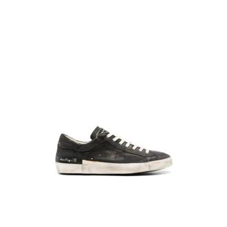 Philippe Model Vintage Low Top Sneakers - - Shoes - Herren - Schwarzk - 45 EU