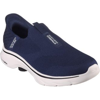 Skechers Slip-ins: GO WALK 7 - Easy On 2 Mesh Herrenschuhe in Marineblau