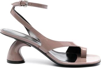 Dries Van Noten Femme, Chaussures, Gris, Taille: 41 EU Sandales &agrave; Talons Hauts