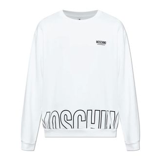 Moschino Homme, Sweatshirts et sweats à capuche, Blanc, Taille: S SweaT-shirts & SweaT-shirts à capuche