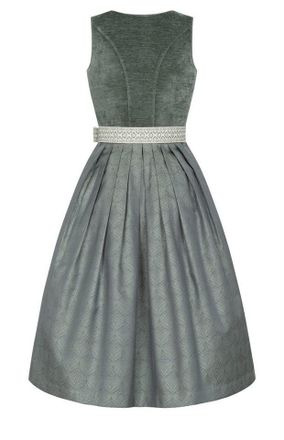N&uuml;bler Trachtenkleid Midi Dirndl Kate in Salbei von N&uuml;bler - Rockl&auml;nge 60 cm