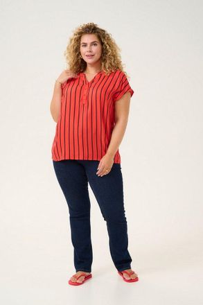 Kaffe Curve Blusentop Bluse &auml;rmellos KCsida Gro&szlig;e Gr&ouml;&szlig;en