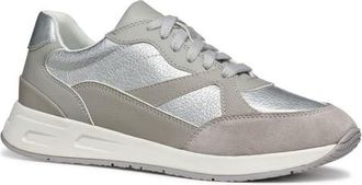 Geox Femme D BULMYA A Basket, Silver, 40 EU
