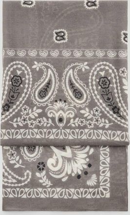 Mango Foulard imprim&eacute; paisley gris - Femme - Taille unique - MANGO