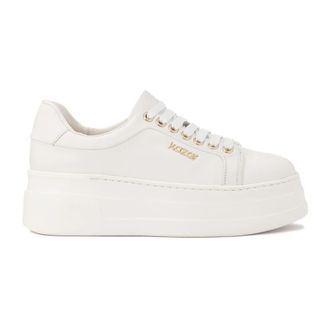 Kazar Wei&szlig;e Ledersneaker auf dicker Sohle - - Shoes - Damen - Wei&szlig; - 36 EU