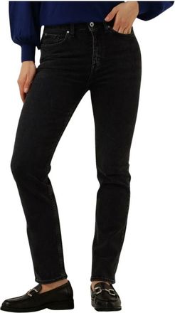 Tiger Of Sweden Straight Leg Jeans f&uuml;r Damen - - Jeans - Damen - Schwarzk - W26