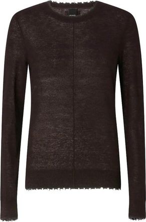 Pinko Pull Col Rond - Marron