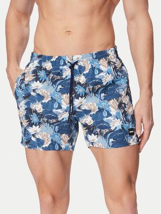 HUGO BOSS Badeshorts Piranha 50508845 Blau Regular Fit