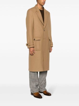 Etro Wool-Blend Coat - Beige