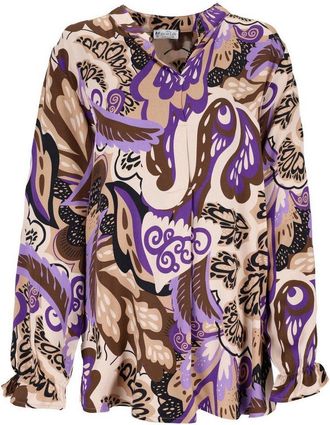 Hajo Blusentop Long-Bluse CV-Satin