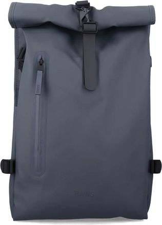 Rains unisex, Sacs, Gris, Taille: ONE Size Rolltop Rucksack Large