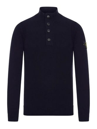 Stone Island Rollkragenpullover - Dunkelblau