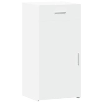 Generico Wenjingqi-846285 Sideboard aus technischem Holz, Wei&szlig;, 45 x 42,5 x 93 cm